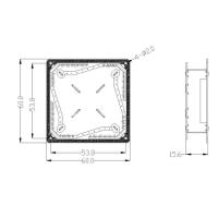 China Small Size RFID Antenna UHF 3dBi High Gain RFID Long Range Antenna with Circular Polarization for sale