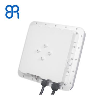 China Waterproof UHF RFID Integrated Reader 20m Range 500 tag/s with 9dBi Antenna IP67 Rated for sale