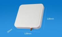 China BRA-02SR Circular Polarized UHF RFID Antenna 128mm×128mm×20mm 0.3kg with IP67 Rating and >6 dBic Gain for sale