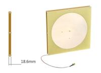 China 8dBic UHF RFID Antenna 190x190x18.6mm Circular Polarized for All UHF Readers for sale