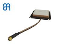 China White Color UHF Ceramic RFID Antenna Small Size Circular Polarization 2dBic RFID UHF Reader Antenna for sale
