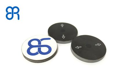 China 3m Adhesive Impinj Monza R6-P -12dBm Round RFID Tags for sale