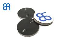 China Φ30mm x 3.6mm RFID Hard Tag Impinj Monza R6-P Chip IP67 Metal Mount for sale