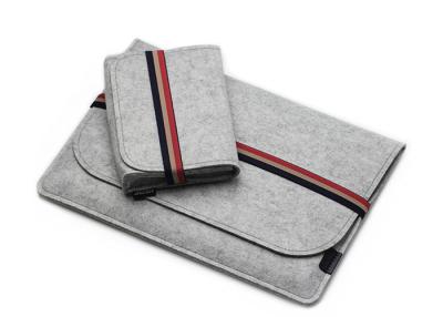 China Most Popular Trendy Concise Style felt laptop bag , Business Briefcase Fashion Felt Notebook Case for sale