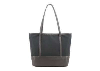 China Fashionable Canvas Tote Bags Custom Made Wear Resistant With Zippered Pocket for sale