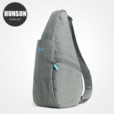 China Sling Shoulder Sporty Crossbody Bags Polyester Nylon Material For Easy Travel for sale