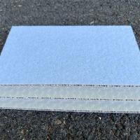 China 3mm 5mm non-woven fabric high chemical resistance polypropylene honeycomb panels For Building for sale