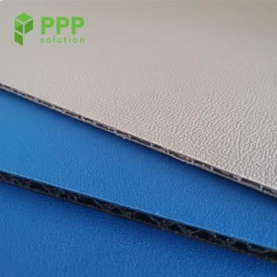 China Double Color 7mm 10mm Smooth PP Honeycomb Board For Aluminum Case for sale