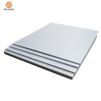 China Fireproof Fabric Laminated PP Honeycomb Board 600 - 3500gsm For Automotive And Boxes for sale