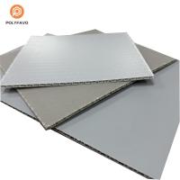 China 3mm Textured Honeycomb Sandwich Panel PP Honeycomb Board Polypropylene Honeycomb Panel for sale