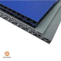China 12mm PP Honeycomb Flight Case Panel Heave Matte Plastic Honeycomb Sheet for sale