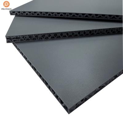 China FR 2.7 - 30 Mm PP Honeycomb Panels Plastic Sandwich Honeycomb Board for sale