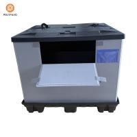 China 1200x1000x900mm Stackable HDPE Transparent Plastic Sleeve Packaging for sale