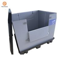 China 1200x1000x900mm Stackable HDPE Transparent Plastic Sleeve Packaging for sale