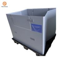 China 1200x1000x900mm Stackable HDPE Transparent Plastic Sleeve Packaging for sale