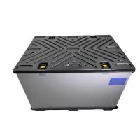 China 1600x1145x1067mm Sleeve Packaging With Pallet Stacking Plastic Shipping Containers for sale