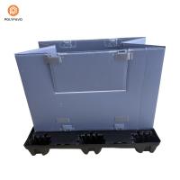 China Reusable Large Solid Plastic Pallet Box For Auto Parts Box For Logistics Transfer for sale