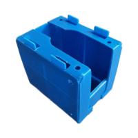 China Customized Size Turnover Box Stackable Pick Bins Plastic Warehouse Parts Box Sign Board For Easy Identification for sale
