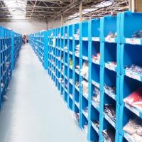 China Customized Size Turnover Box Stackable Pick Bins Plastic Warehouse Parts Box Sign Board For Easy Identification for sale