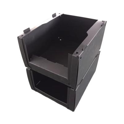 China Stackable PP Solid Plastic Box Durable Eco Friendly Pick Bins for sale