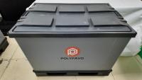 China 1200x800mm PP Honeycomb Collapsible Container  Foldable Returnable Pallet Box for sale