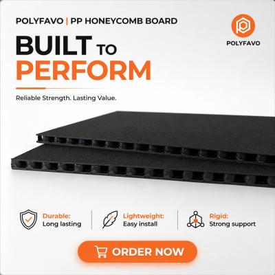 China 7mm Flight case Material flight Panels Lightweight Board Plastic Praction PP Honeycomb Panel for sale