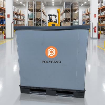 China 1200x800mm Logistics Packaging Shipping Boxes Storage Container PP Honeycomb Panel Sleeve Box for sale