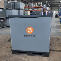 China 500kgs Injection Iplast Foldable EuroBox 1200 * 800* 900 mm with Lid Sleeve Pallet Box for sale
