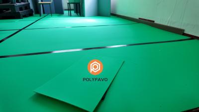 China Flame Retardant Grade V2  5mm 1600gsm  PP Polypropylene Honeycomb Board Floor protection Sheets for sale