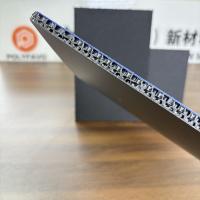 China 7mm Plastic Board Black Flight Panels Lightw 2800gsm Flight case Accessories PP Honeycomb Panel for sale