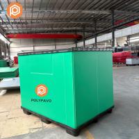 China Pallet Stacking Shipping Boxes 1220 * 1140* 900 mm Collapsible Plastic Pallet Honeycomb Sleeve Box Panel Sleeve Box for sale