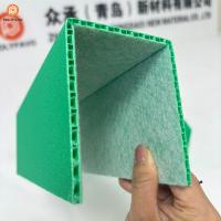 China U Channel Type Plastic Profile Door Sill Protector Pp Honeycomb Board With Felt Cloth Matte Surface Optional 3mm 5mm Thickness for sale