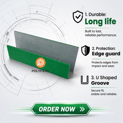 China Flame Retardant Door Threshold Protector Nonwoven Covered PP Honeycomb Board Floor Threshold Ramp for Indoor Doorway for sale