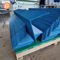 China Flame Retardant Stair Protection Board 5mm PP Honeycomb Panel Felt Covered One Piece Bent Edge Stair Tread Protector Indoor for sale