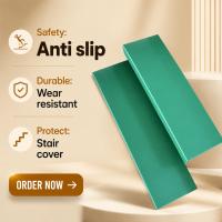 China 5mm Honeycomb Stair Ramp Protector with Felt Surface for Warehouse Factory Staircase Edge Cover Folded One Piece Board for sale