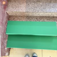 China 5mm Honeycomb Stair Ramp Protector with Felt Surface for Warehouse Factory Staircase Edge Cover Folded One Piece Board for sale