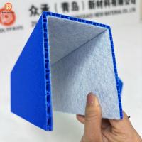 China Fire Retardant PP Honeycomb Threshold Cover Non Woven Fabric Anti Slip Surface Lightweight Durable Doorway Floor Protection for sale