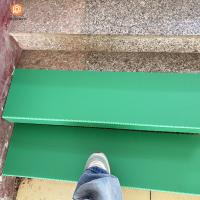 China Fire Retardant 5mm Stair Tread Protector PP Honeycomb Board Felt Anti Slip Surface One Piece Bent Design Lightweight Durable for sale