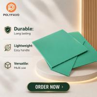 China Zhongcheng 5mm pp Floor Coverings Floor protection Felt Backing Honeycomb Board for sale