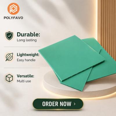 China Zhongcheng 5mm pp Floor Coverings Floor protection Felt Backing Honeycomb Board for sale