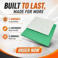 China Zhongcheng 5mm pp Floor Coverings Site protection Floor protection Felt Backing Honeycomb Board for sale