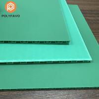 China Zhongcheng 5mm pp Floor Coverings Site protection Floor protection Felt Backing Honeycomb Board for sale