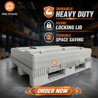 China Heave Duty Plastic Pallet Sleeve Pack Box with Lid  Pallet Sleeve Pack Box for sale