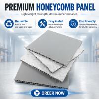 China 5mm Polypropylene Plastic Flooring Floor protection Felt Backing Honeycomb Board Floor protection for sale