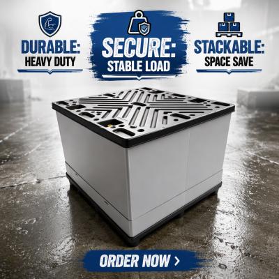China Plastics Boxes1220x1140mm Customizable Pallet Sleeve Box Manufacturer Sleeve Pallet Box for sale