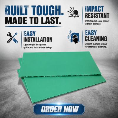 China Zhongcheng 5mm Protects Board pp Floor Coverings protection Floor protection Felt Backing Honeycomb Board for sale