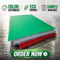 China Zhongcheng 5mm Plastic Flooring Protects Board pp Floor Coverings Plastic Sheets with Felt Honeycomb Board for sale