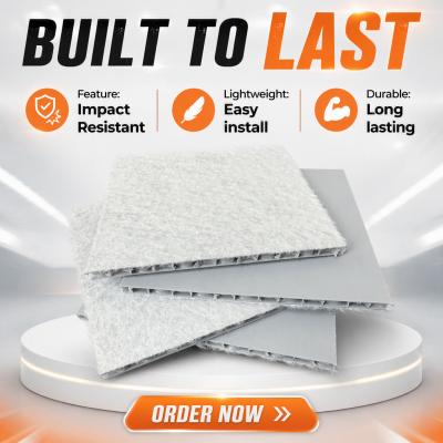 China Honeycomb Floor Protection Board for Renovation Moving, V2 Flame Retardant Waterproof Floor Protector Panel, Custom Color for sale