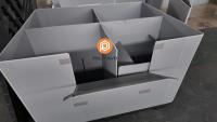 China Collapsible Pallet Box for Warehouse Storage and Logistics Transport, Heavy Duty Foldable Bulk Box, Stackable with Lid for sale