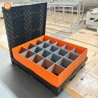 China Collapsible Box for Storage and Transport, Foldable Pallet Box Heavy Duty Stackable, Bulk Container with Plastic Lid and Base for sale